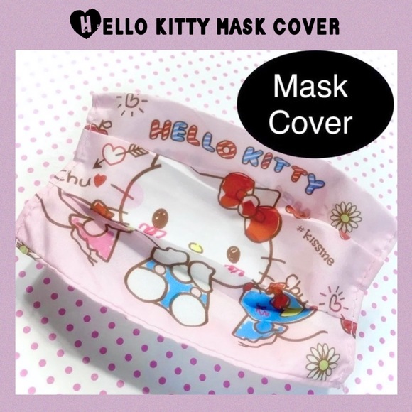Accessories | Kawaii Hello Kitty Face Mask Cover W Sanrio Cat Cute ...